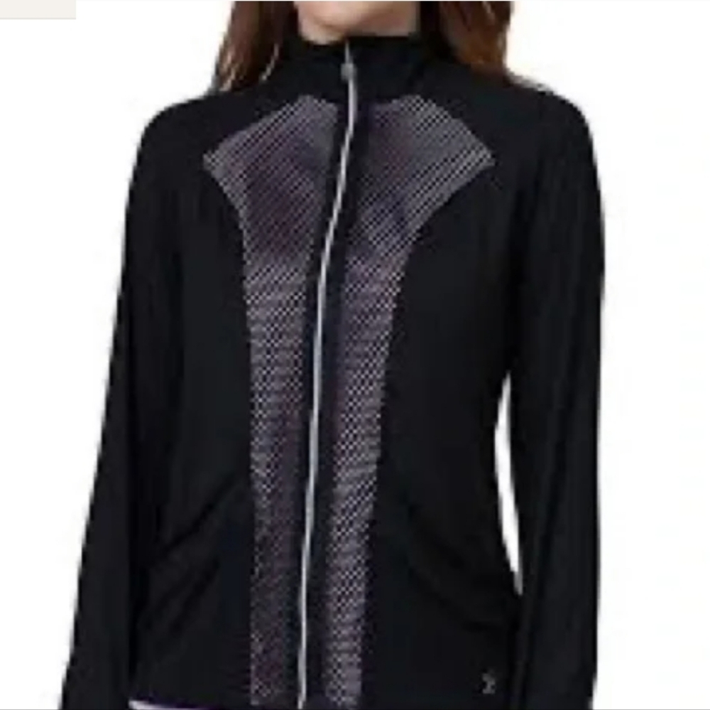 Marika Tek Dry Wicking Performance Wear Zip Front Nav… - Gem